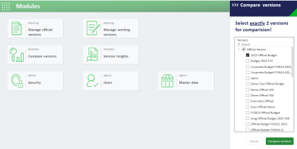 Compare Versions – Power ON