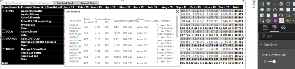 Data Entry Matrix Setup and Usage – Power ON